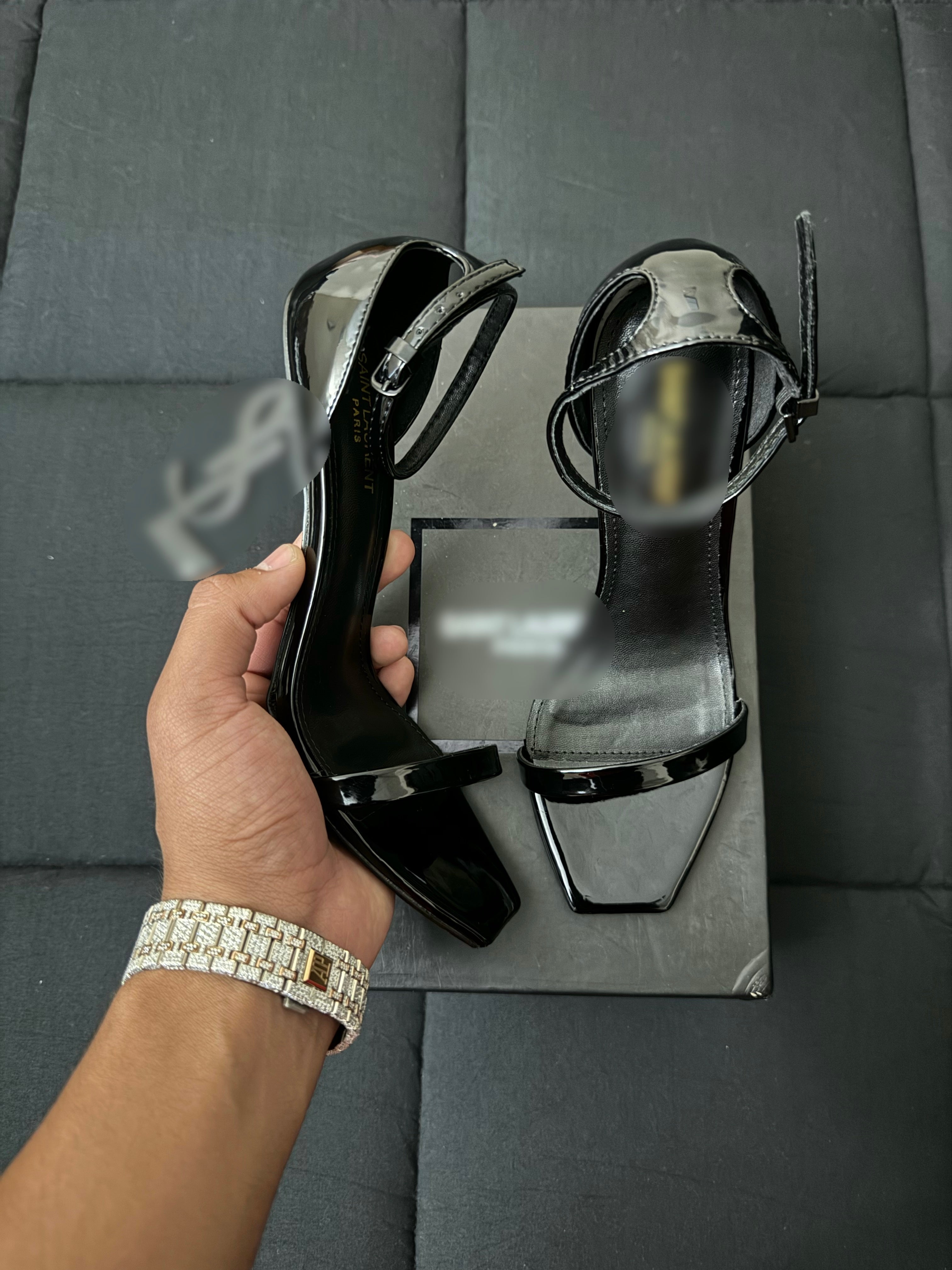 Black Saint heels – 1LUXSHOE